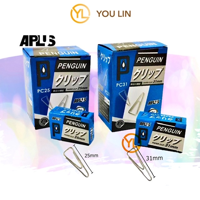 Aplus Paper Clip 25mm / 31mm ( 10boxes ) | Shopee Malaysia