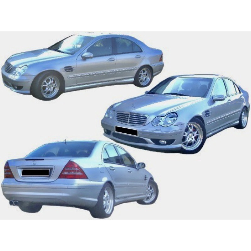 Mercedes Benz w203 c32 c class AMG bodykit body kit front side rear ...