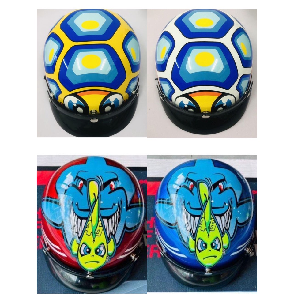 HELMET STENG TOPI HALF CUT HELMET KURA KURA TOPI KELEDAR VISOR BIKKO ...