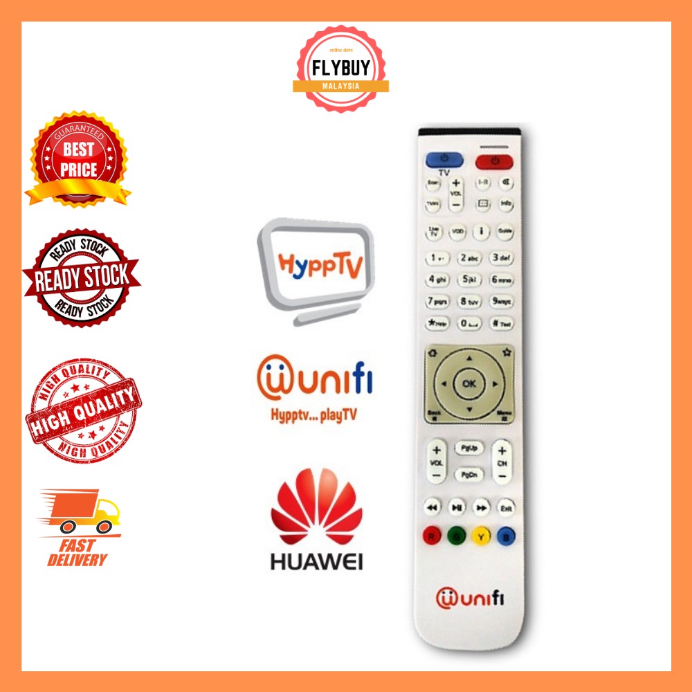 🔥QUALITY🔥 UNIFI HyppTV TM Remote Control | Alat Kawalan Jauh UNIFI ...