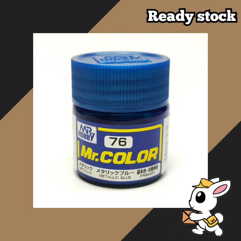 [Ready stock] Mr Hobby Color C76 Metallic Blue Primary 10ml Plastic ...