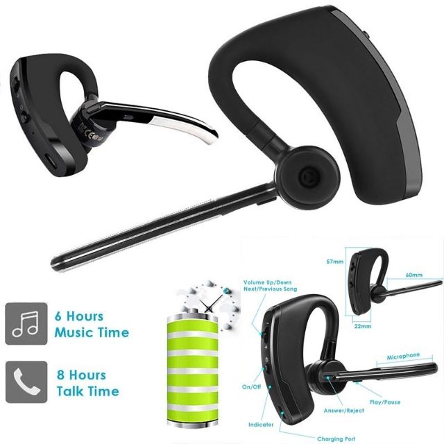 Business CSR Bluetooth earphone Headset Wireless Stereo Hands-free with ...