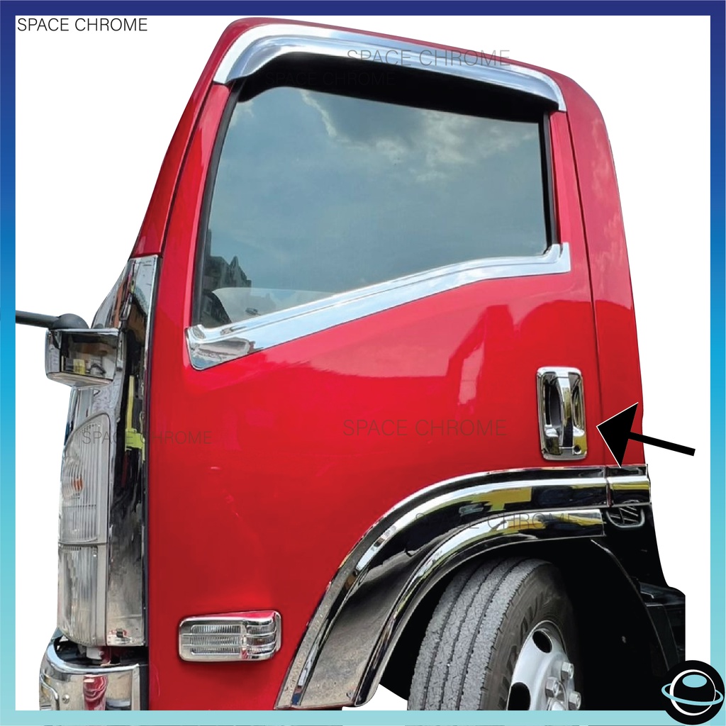 ISUZU NLR NPR PRO Cover Door Handle Chrome Set High Quality KROM isuzu ...
