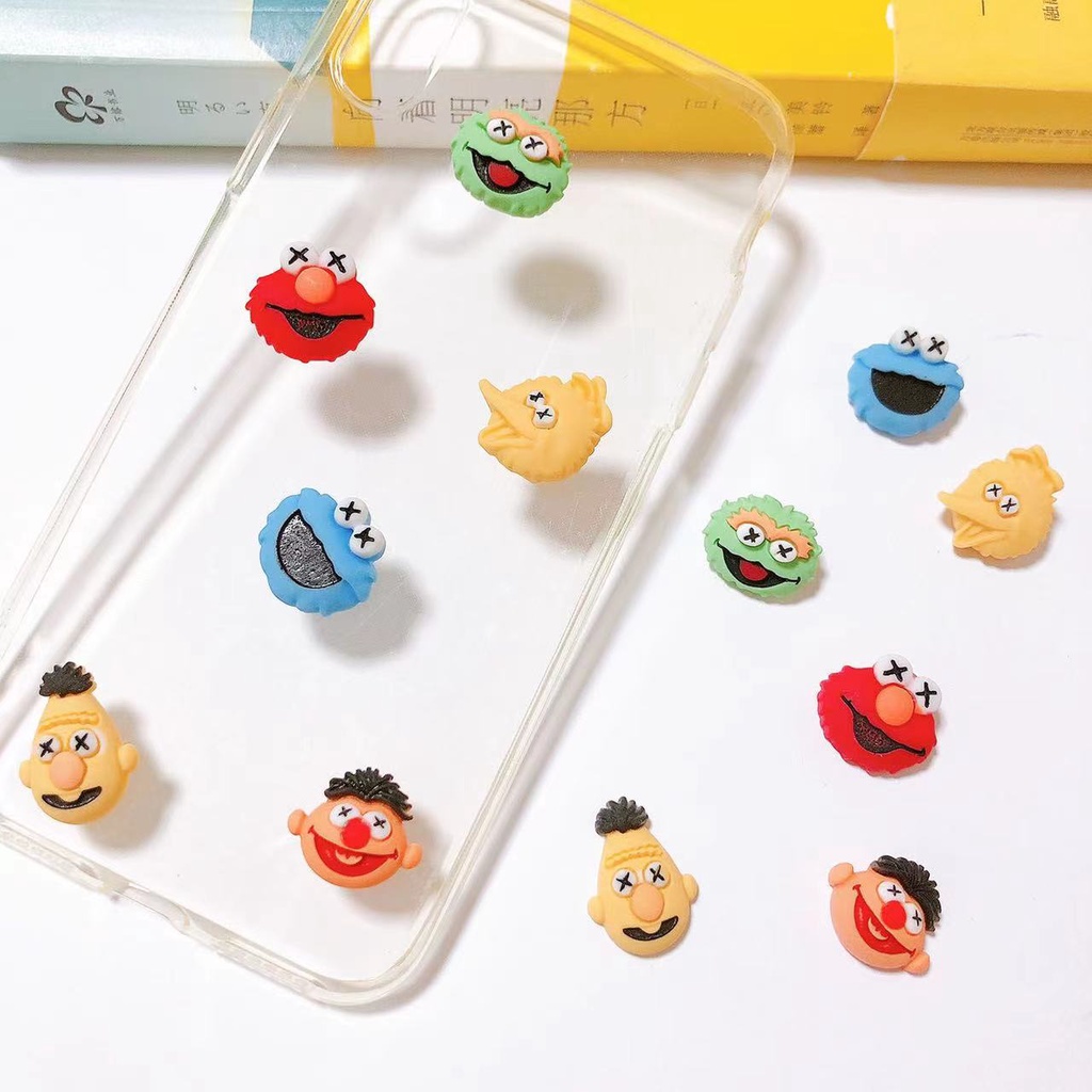 Cute Cookie Monster Croc Jibbits Anime Sesame Street Jibitz Croc Charm ...