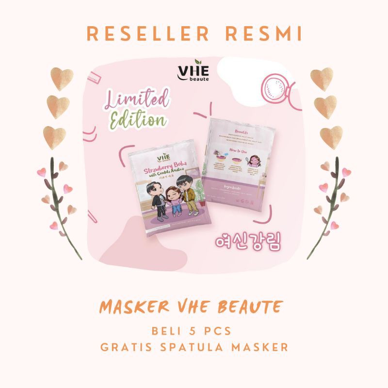 (Ress Vip) Limited Edition True Beauty Face Mask By VHE BEAUTE | Shopee ...