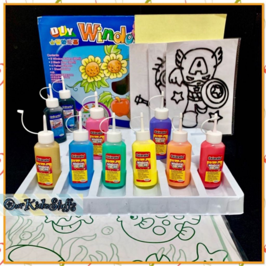 Colorato DIY Window Art Kit (Air Dry) | Shopee Malaysia