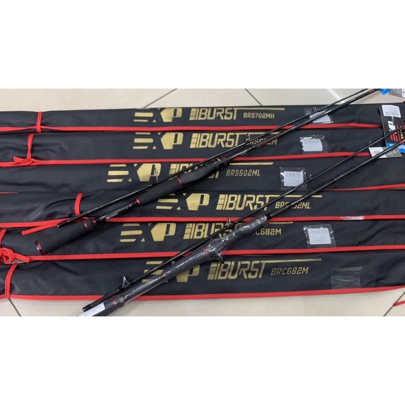 EXP ROD BURST 2Section Carbon Fiber BC & SPINNING. | Shopee Malaysia