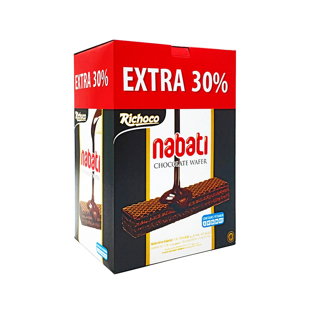 NABATI Richoco Chocolate Wafer Wafle Coklat Biscuits | Shopee Malaysia