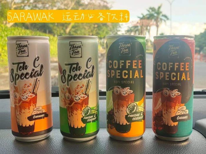 Three Layer Milk Tea Coffee Special Tea C Special Sarawak Three Layer ...