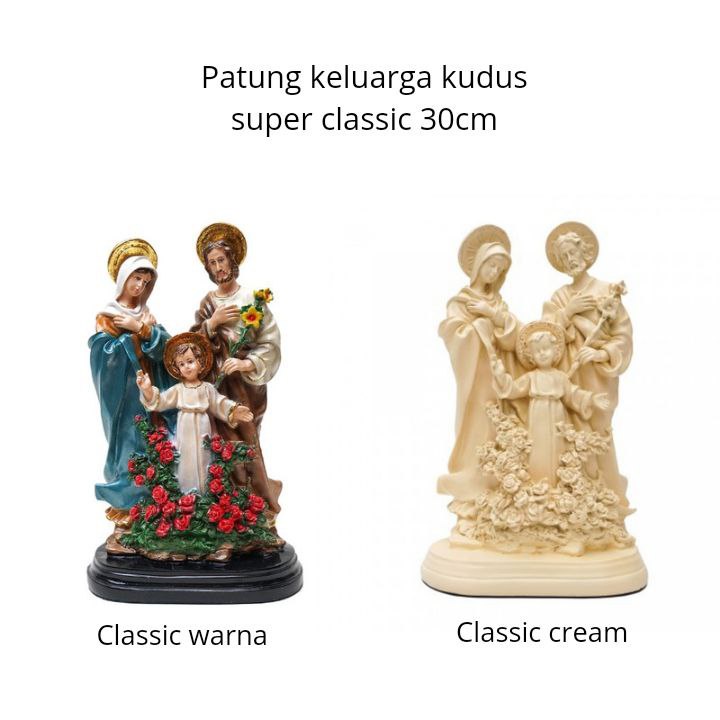 MAWAR Super Classic Holy Family Spiritual Statue Display Rose Jesus ...