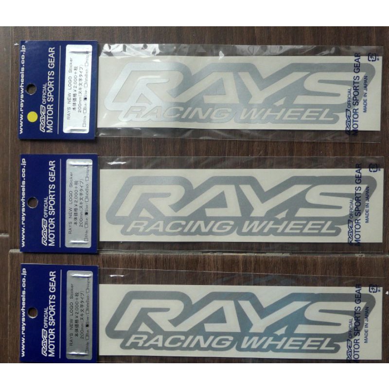 ORIGINAL RAYS RACING WHEEL STICKER | Shopee Malaysia