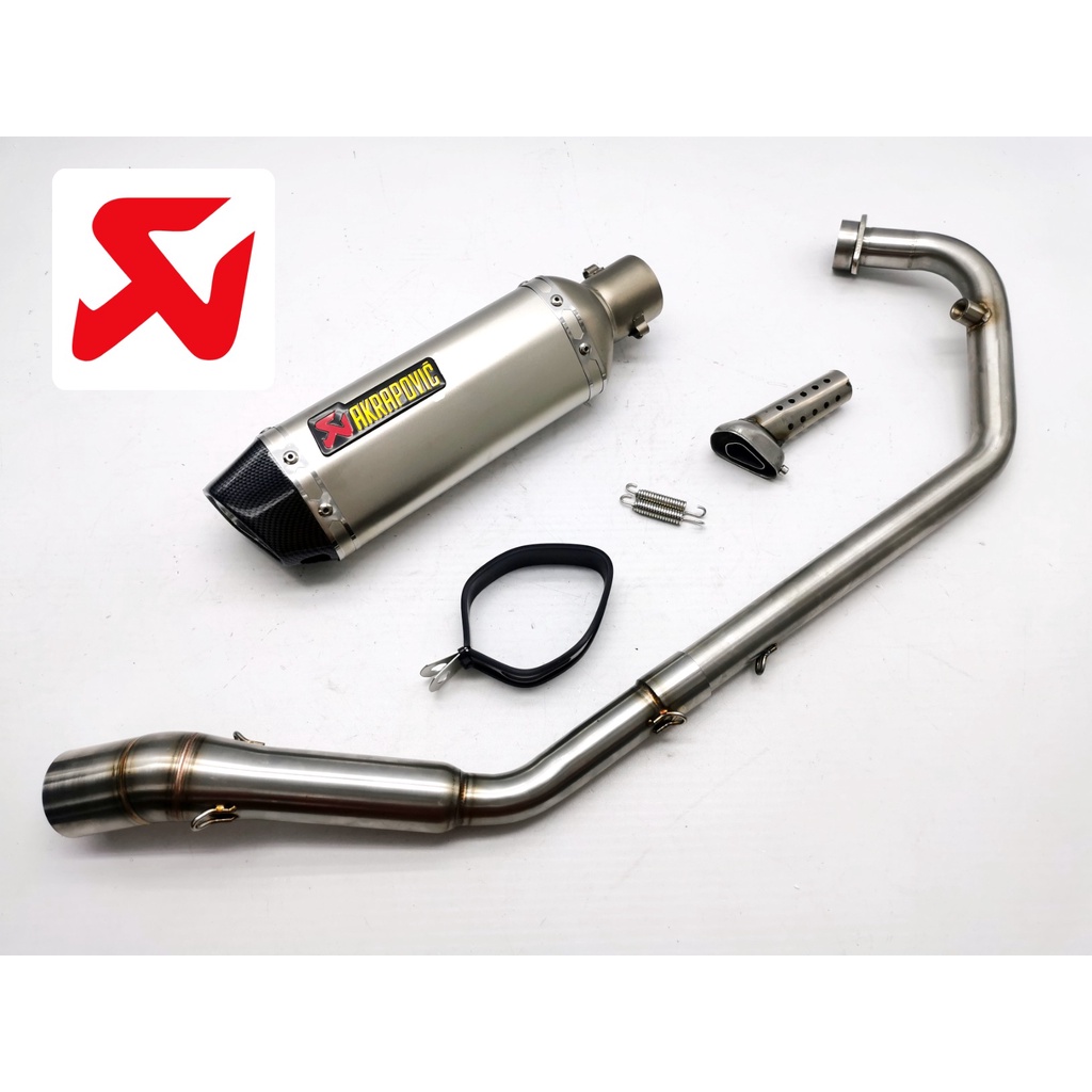 Exhaust Benelli 150S Ekzos Tabung Power Boom MOTOR Muffler Akrapovic ...
