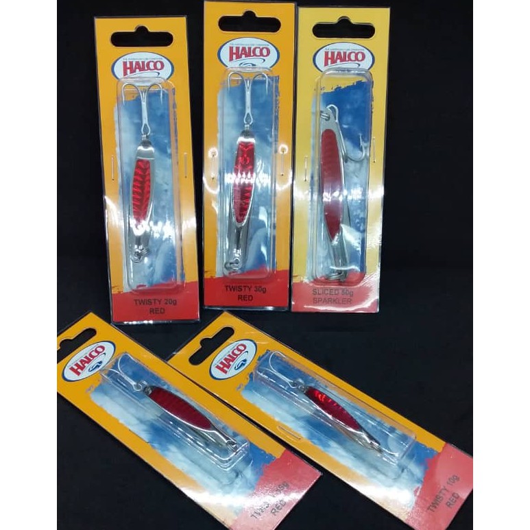 Halco Twisty Red Metal Fishing Lure/ Jigs (Silver) | Shopee Malaysia