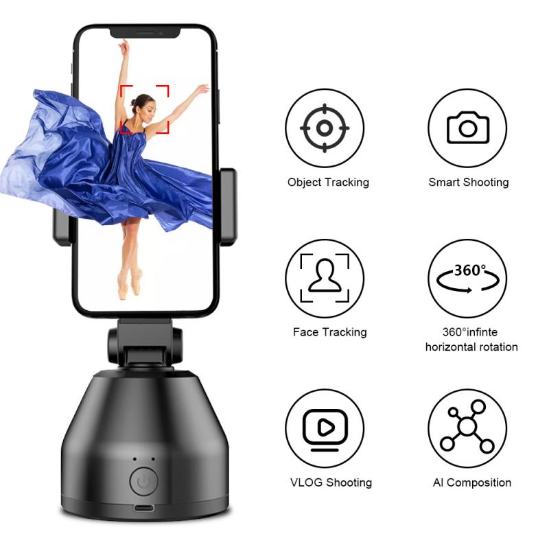 Auto Smart Shooting Selfie Stick 360 Rotation Auto Face Tracking Object | Shopee Malaysia