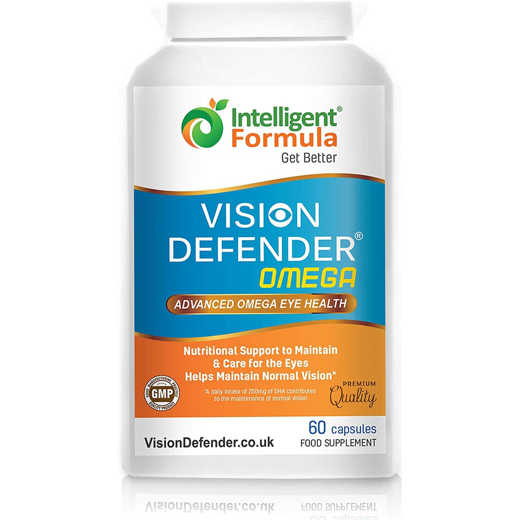 VISION DEFENDER OMEGA Eye Supplement: Care Relief for Dry Eyes Improve ...