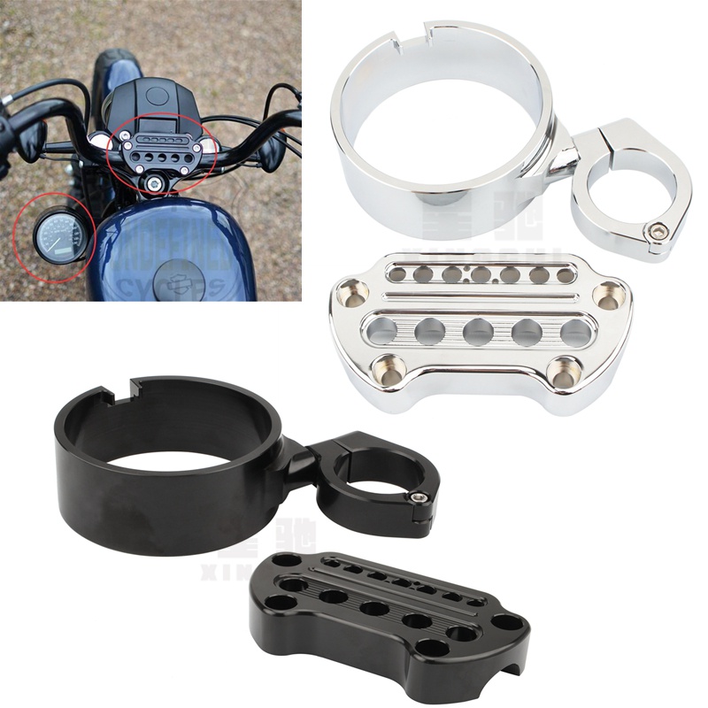 Harley 883 1200 Dyna modified meter stand side meter stand instrument ...