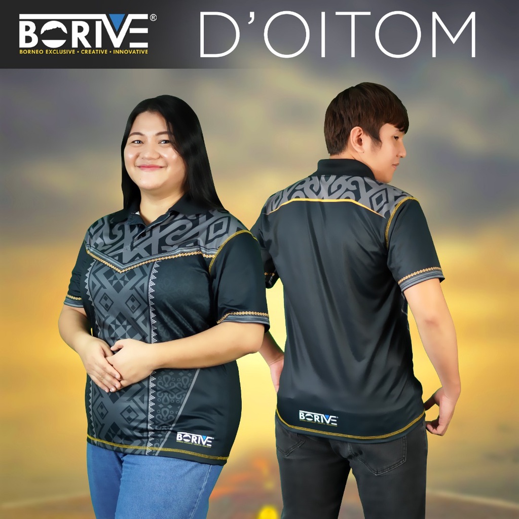 [𝐁𝐎𝐑𝐈𝐕𝐄] T-shirt KDMR Edition (D'Oitom) Jersey Corak Etnik Borneo ...