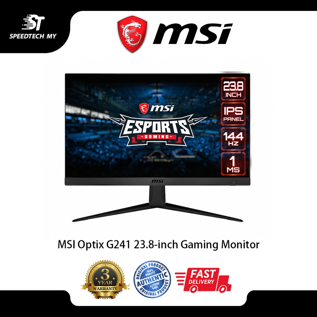 MSI Optix G241 24-inch Gaming Monitor | MSI Optix G271 27-inch Gaming Monitor, FHD High ...