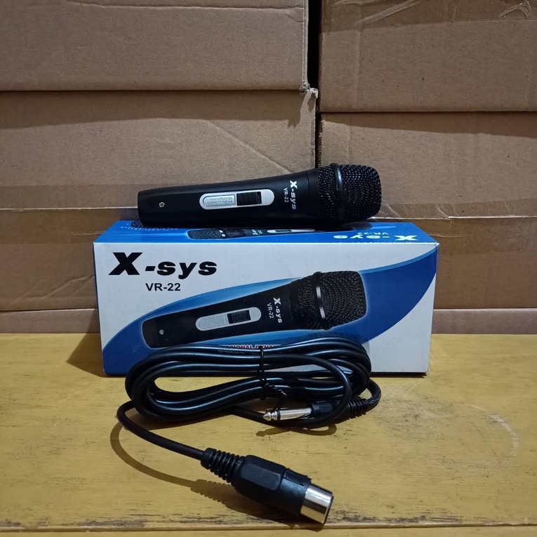 Mic X Sys Microphone Cable X Sys Vr 22vocal Microphone X Sys Vr 22professional Dynamic