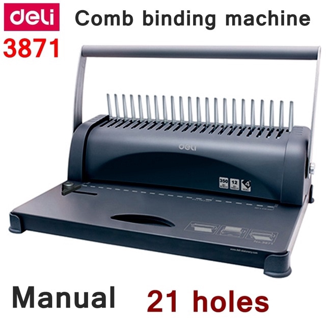 DELI BINDING MACHINE (NO. 3871) | Shopee Malaysia