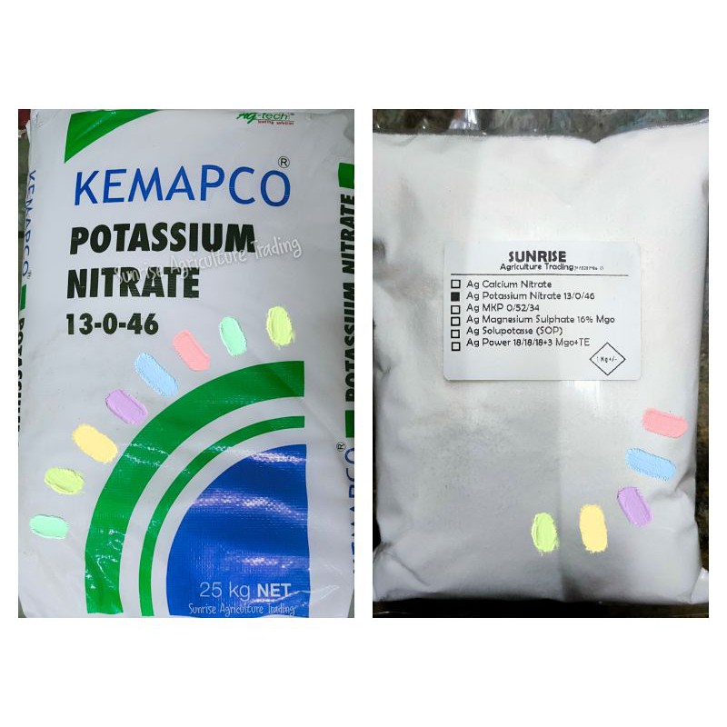 1kg Ag Potassium Nitrate 13/0/46 KEMAPCO Fertitrade PN KNO³ Fertilizer ...