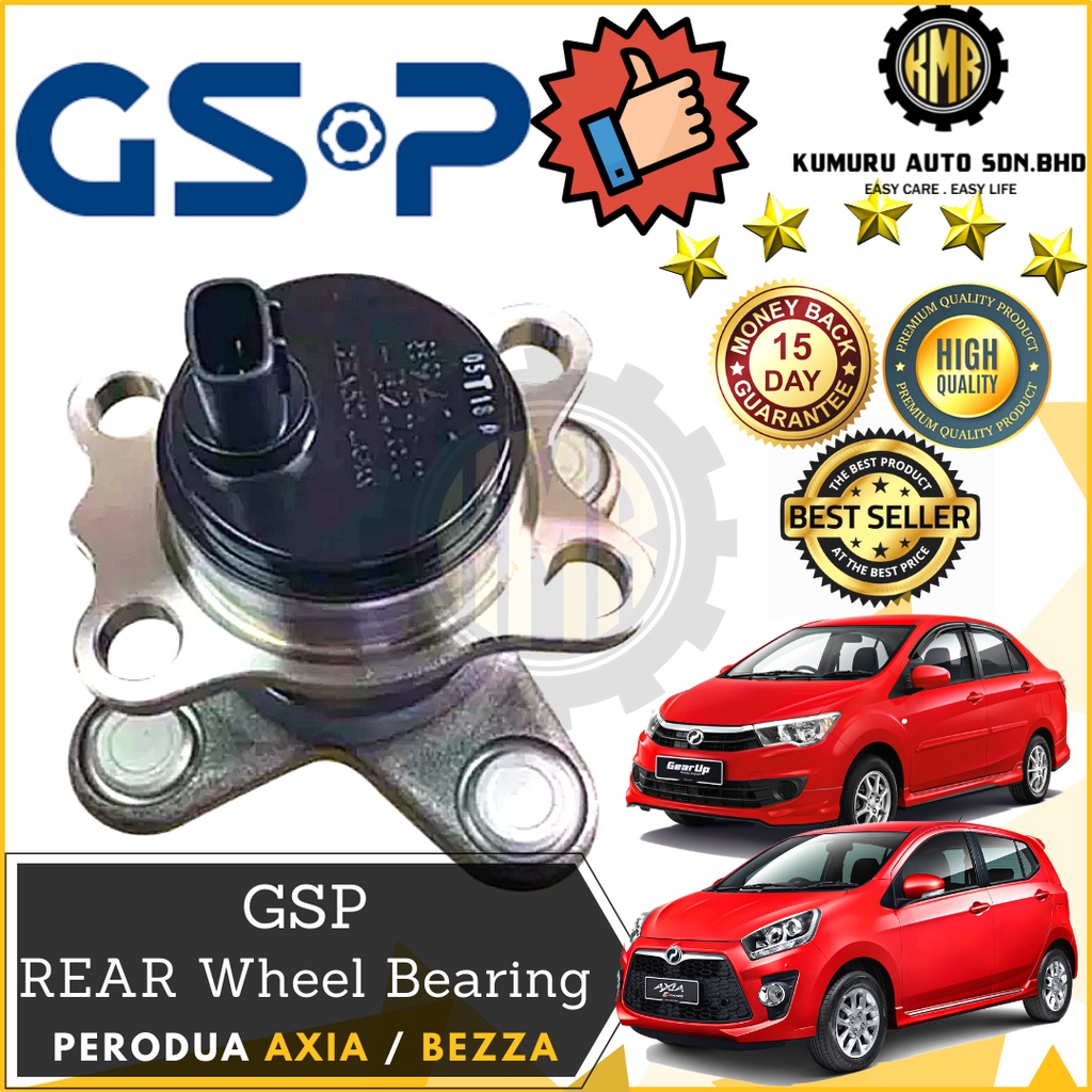 (1@pc) GSP Rear Wheel Bearing Perodua Axia Bezza | Shopee Malaysia