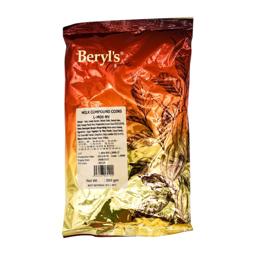 BERYL'S CHOCOLATE COMPOUND COINS [ 500G / 1KG ]【HALAL】 | Shopee Malaysia