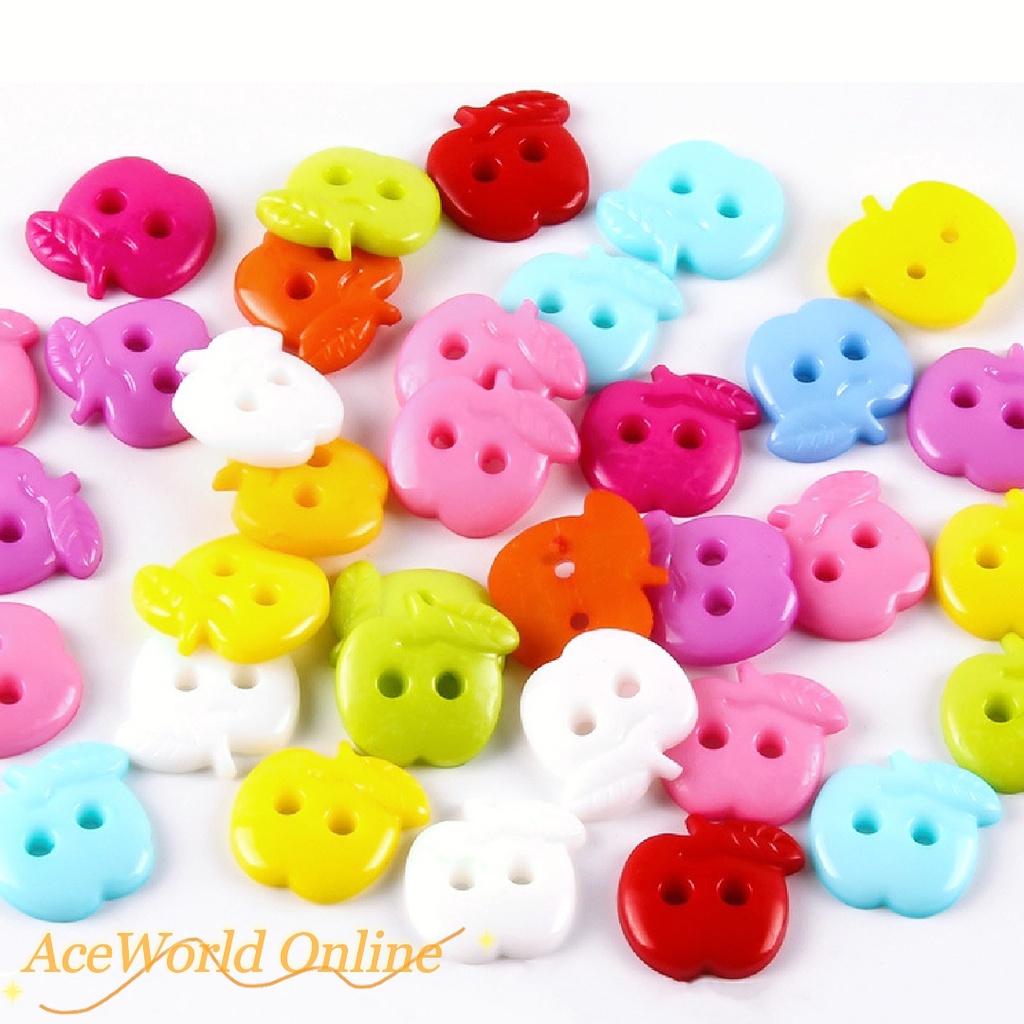 Plastic Buttons | Butang Plastik | 20 Pcs | DIY Arts & Craft | Seni ...
