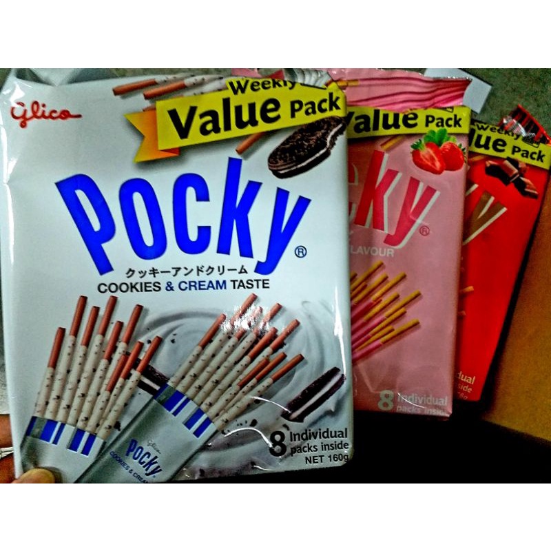 (Ready to Ship) Family Pack Glico Pocky Assorted Flavor Chocolate ...