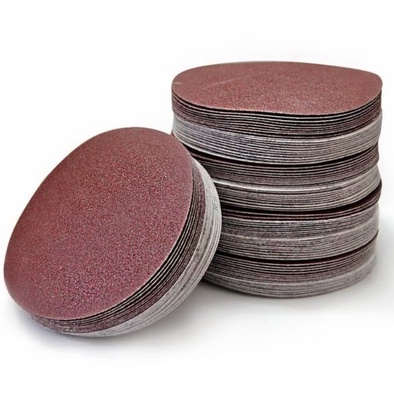 Velcro round sandpaper 4 inch attached sandpaper Grit 100 120 grinders ...