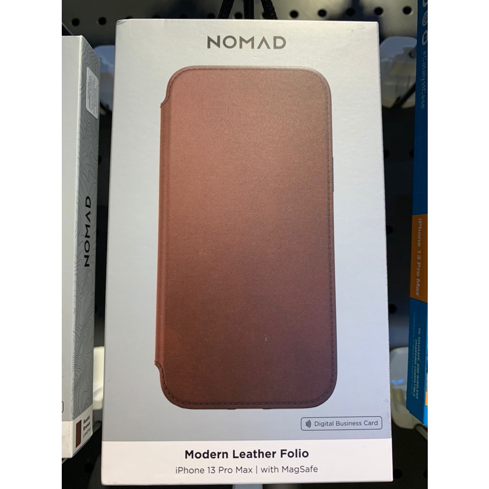 Nomad Modern Leather Folio iPhone 14 Pro Max/iPhone 13 Pro Max Case | Shopee Malaysia