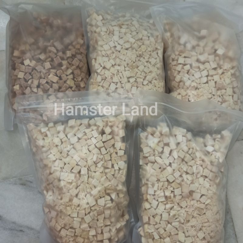 Freeze Dried Chicken Cube Duck Cube Chicken Breast 500g 冻干鸡肉 冻干鸭肉 冻干鸡小胸 ...