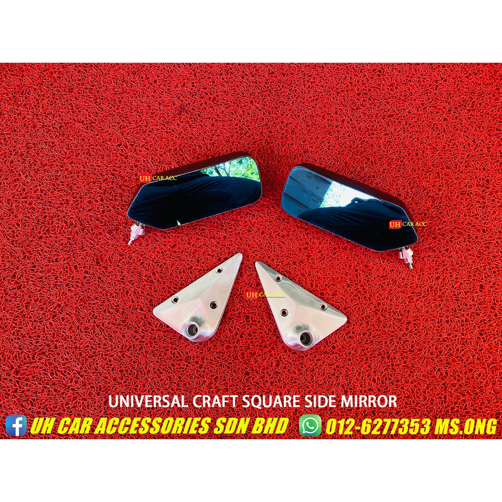Universal Proton Perodua Toyota Honda Craft Square Carbon Side Mirror ...
