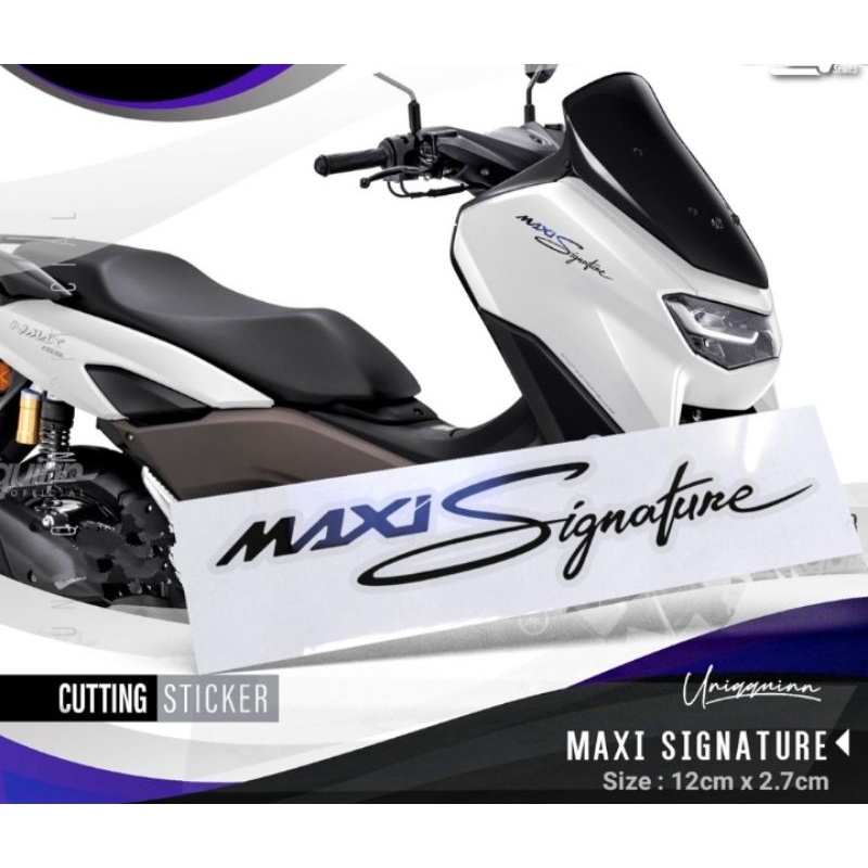 Maxi Signature Stickers / Nmax Stickers / Lexi Stickers / Xmax Stickers ...