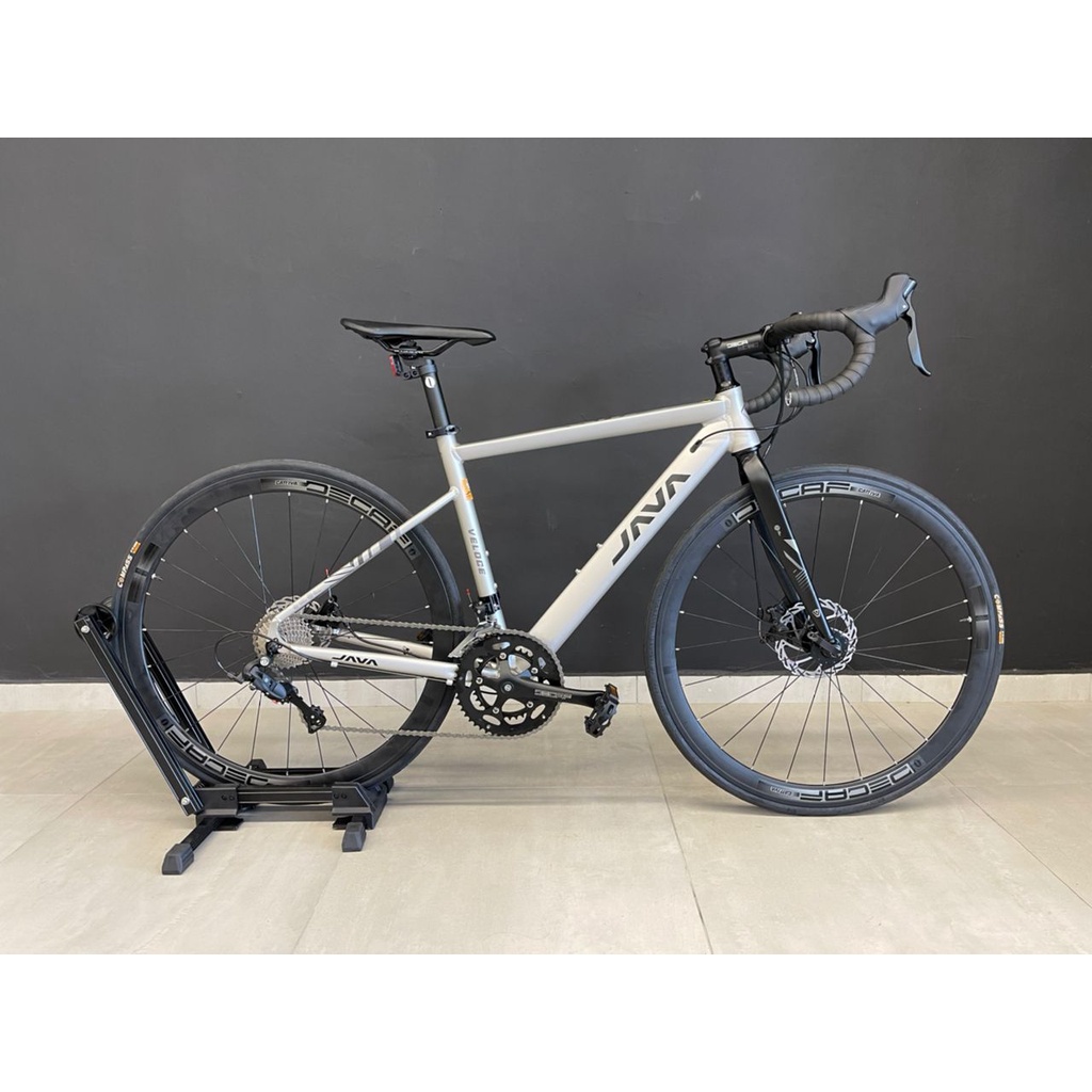 JAVA VELOCE 18 SPEED 2 X 9 SHIMANO SORA DISC BRAKE ROAD BIKE GRAVEL ...