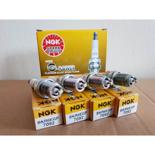 NGK BKR6EGP G-POWER PLATINUM SPARK PLUG (1SET =4PCS) | Shopee Malaysia