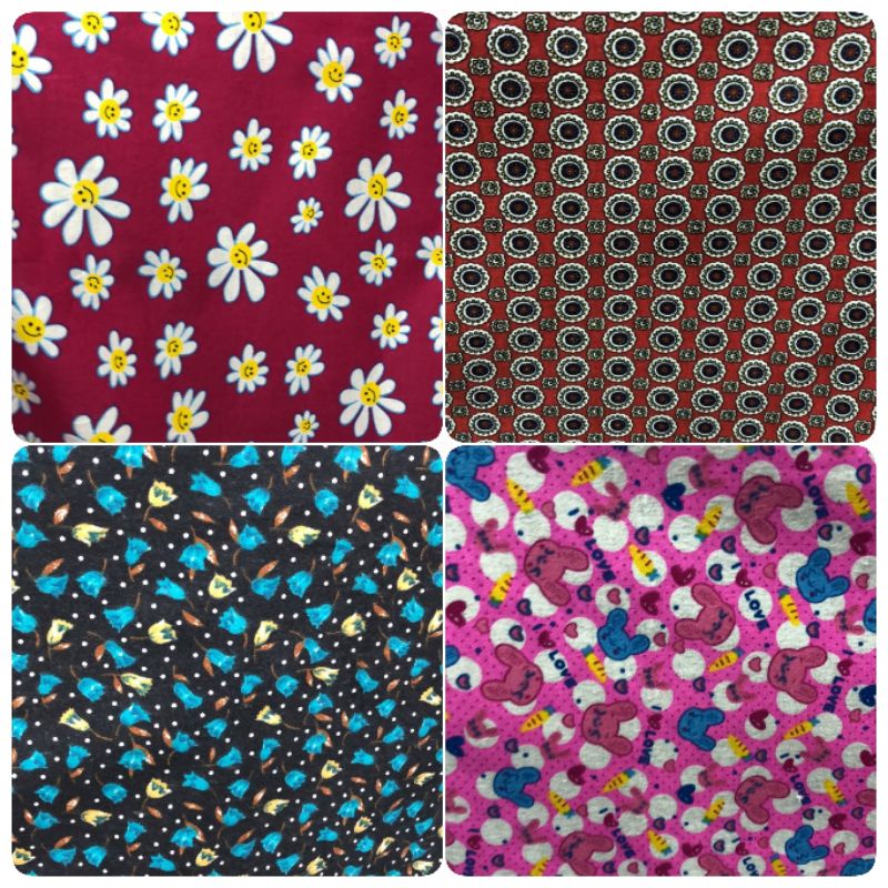 KAIN KAPAS/KAIN COTTON FLANNEL 42"(READY STOCK) | Shopee Malaysia