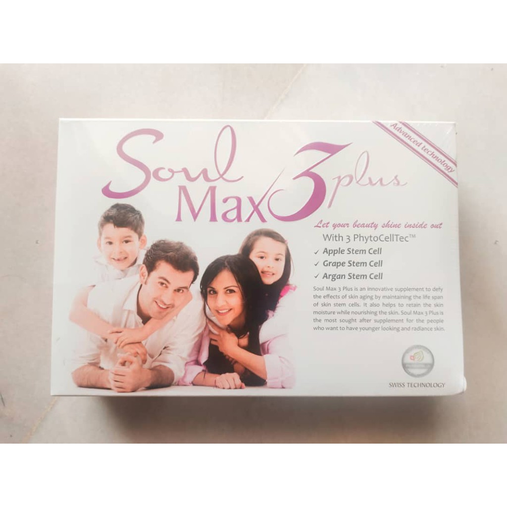 Soul Max 3 Plus Stem Cell with PhytoCellTec | Shopee Malaysia