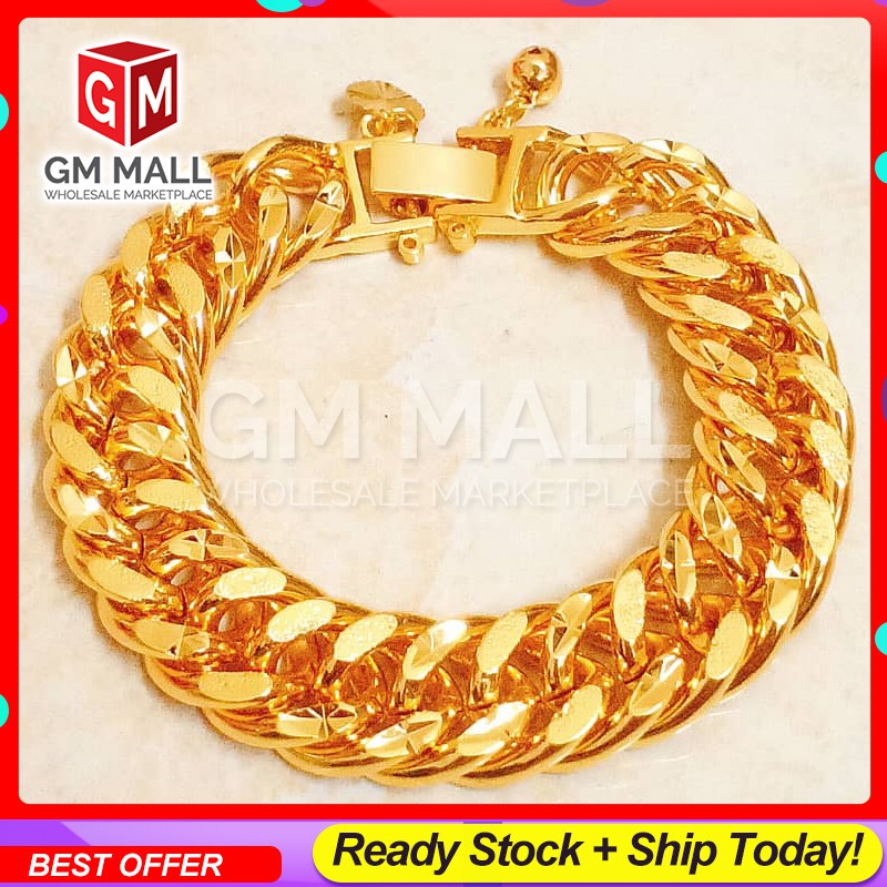 Cop 916 Emas Bangkok Emas Korea GM Mall - Rantai Tangan Lipan Pasir ...