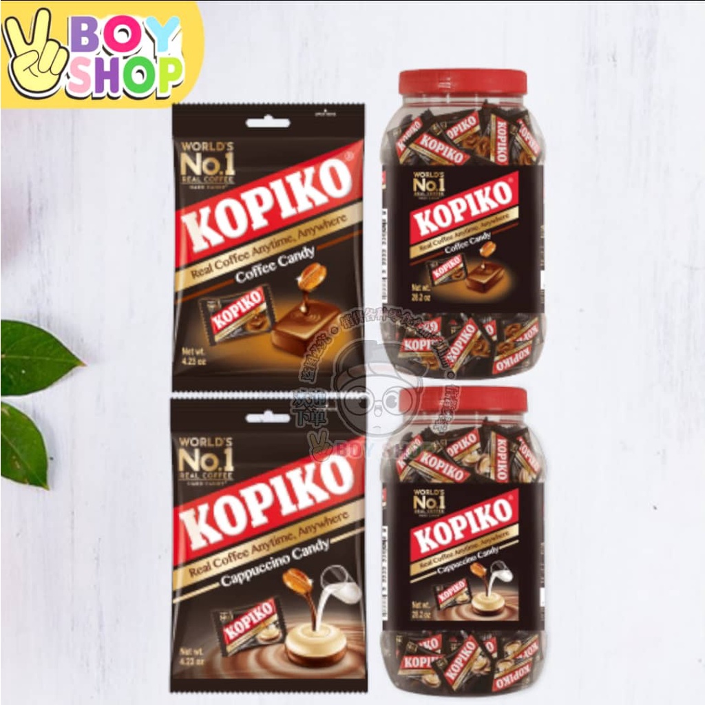 KOPIKO COFFEE / CAPPUCCINO CANDY 300's ( Jar / Refill Pack ) | Shopee ...