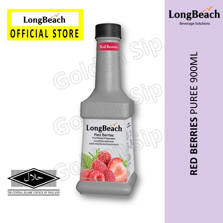 LONG BEACH Red Berries Puree 900ml (READY STOCKS) | Shopee Malaysia