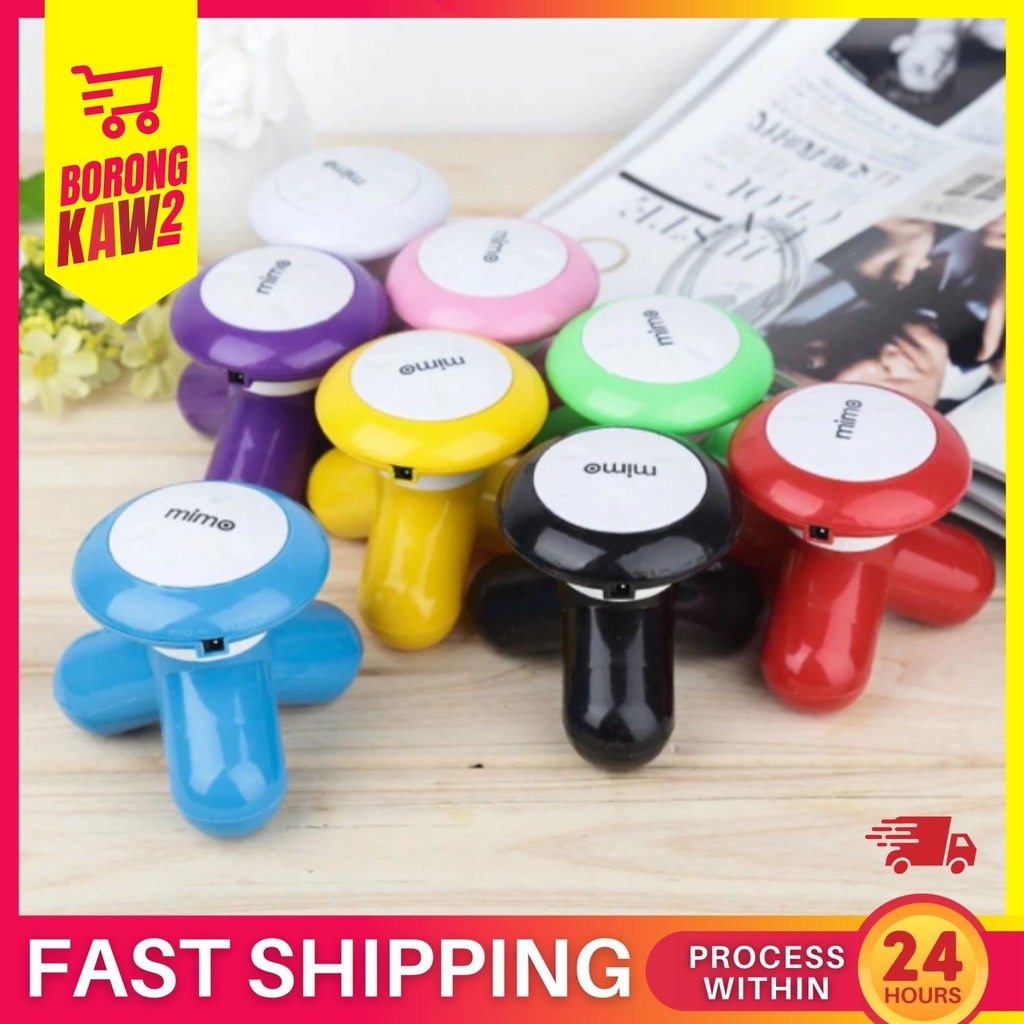 MIMO Mini Massager Electric Neck Head Hand ( Random Color ) XY3199 ...
