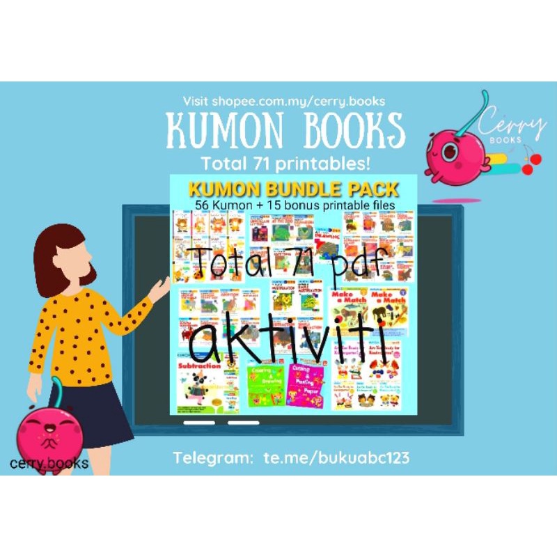 71 Kids Activity Books Printables Bundle Pack kumon | Shopee Malaysia