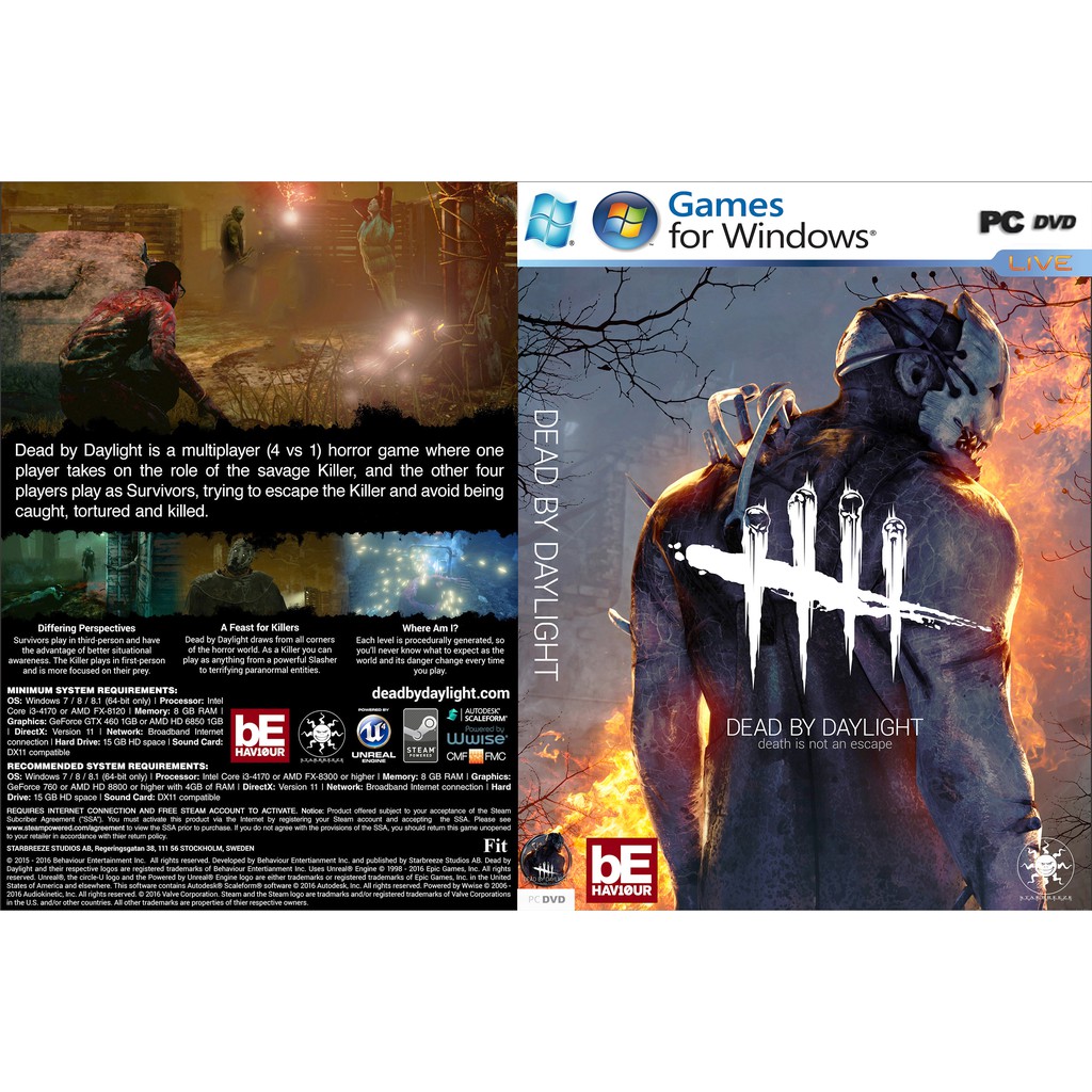 Dead by Daylight PC GAME [Offline INSTALLATION] | Shopee Malaysia