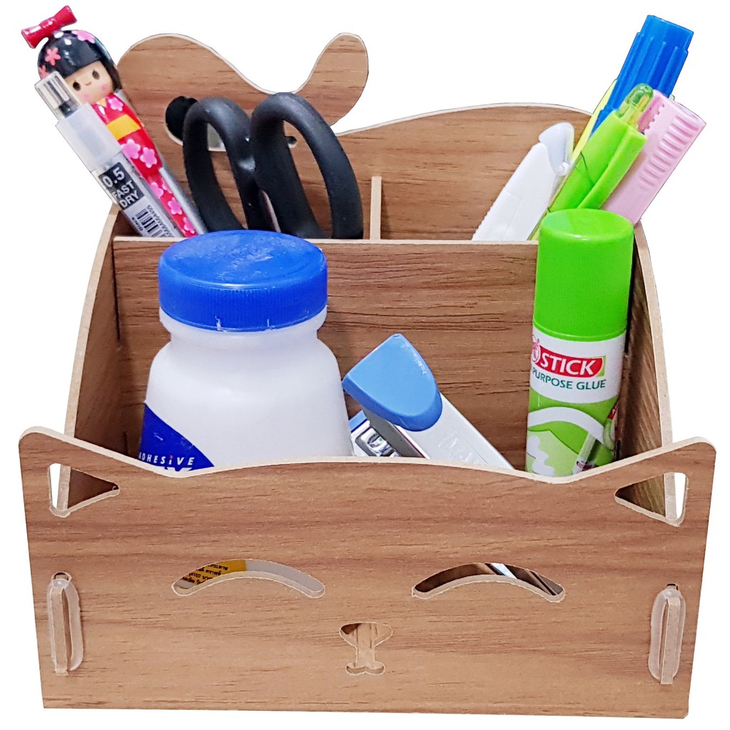 Wooden table top rack, table organiser, desktop rack, small rack ...