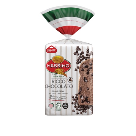 Massimo Ricco Chocolaoto Chocolate Chip Loaf 400g | Shopee Malaysia