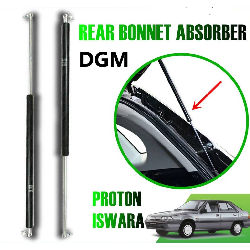 Proton Iswara Saga Aeroback Hatchback LMST Rear Bonnet Absorber / Rear ...