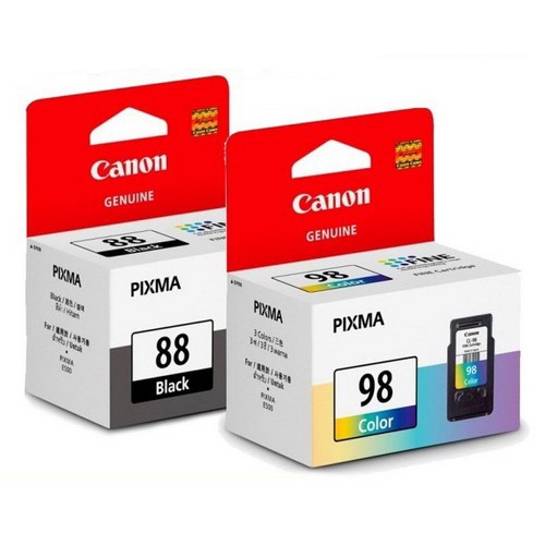 Canon PG-88 (Black) / CL-98 (Color) Pixma E500, E510, E600, E610 ...