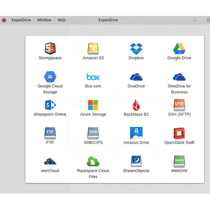 🔥🔥ExpanDrive - (Mount Google Drive, Dropbox, Amazon S3, SFTP (SSH), Box, OneDrive and Sharepoint ...