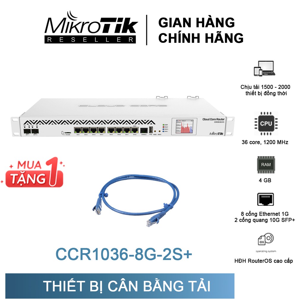 Mikrotik CCR1036-8G-2S + Load balancing Router - Load balancing ...
